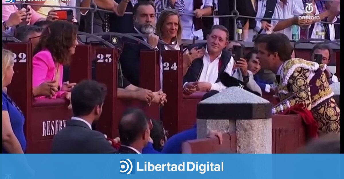 El Juli brinda por Isabel Díaz Ayuso en su despedida - Libertad Digital ... El Juli brinda por Isabel Díaz Ayuso en su despedida - Libertad Digital ...
