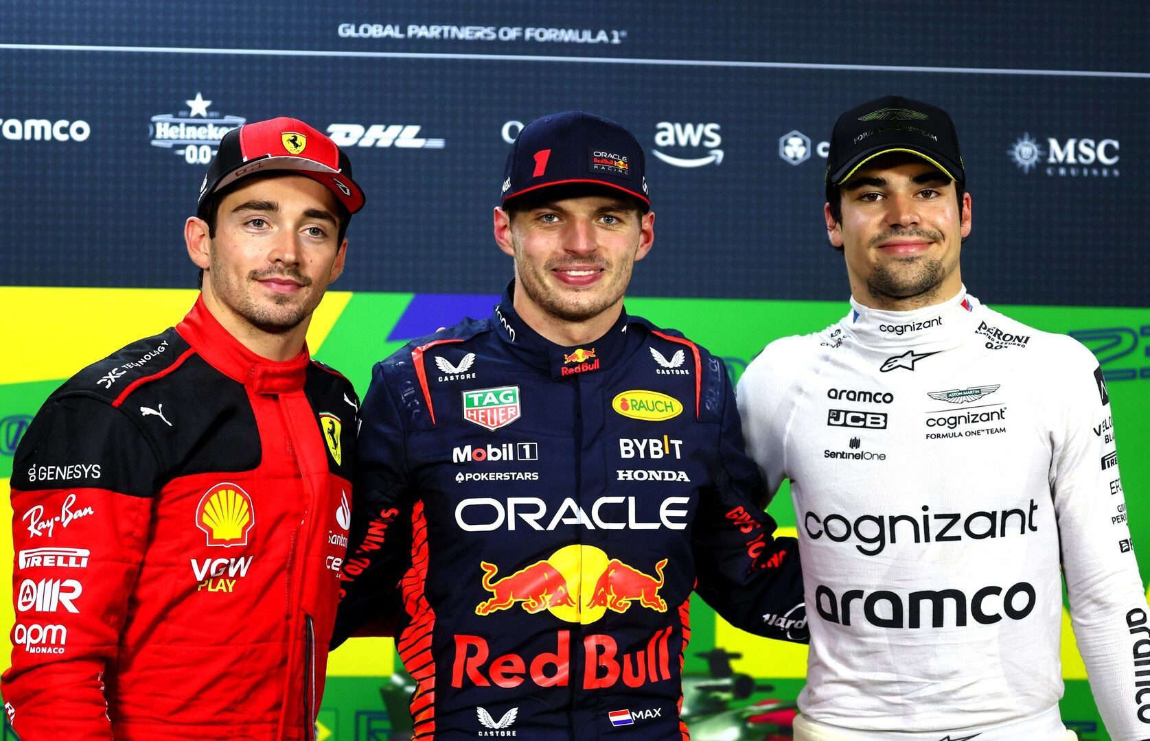 Verstappen logra la pole en Brasil y Alonso saldrá cuarto