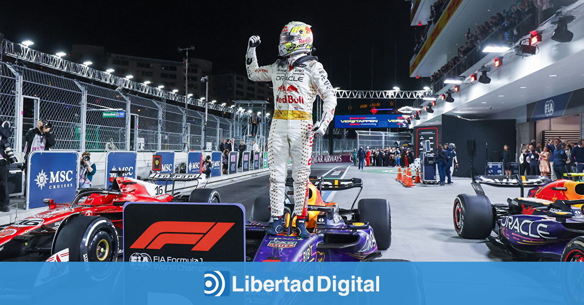 Verstappen gana el GP de Las Vegas por delante de Leclerc