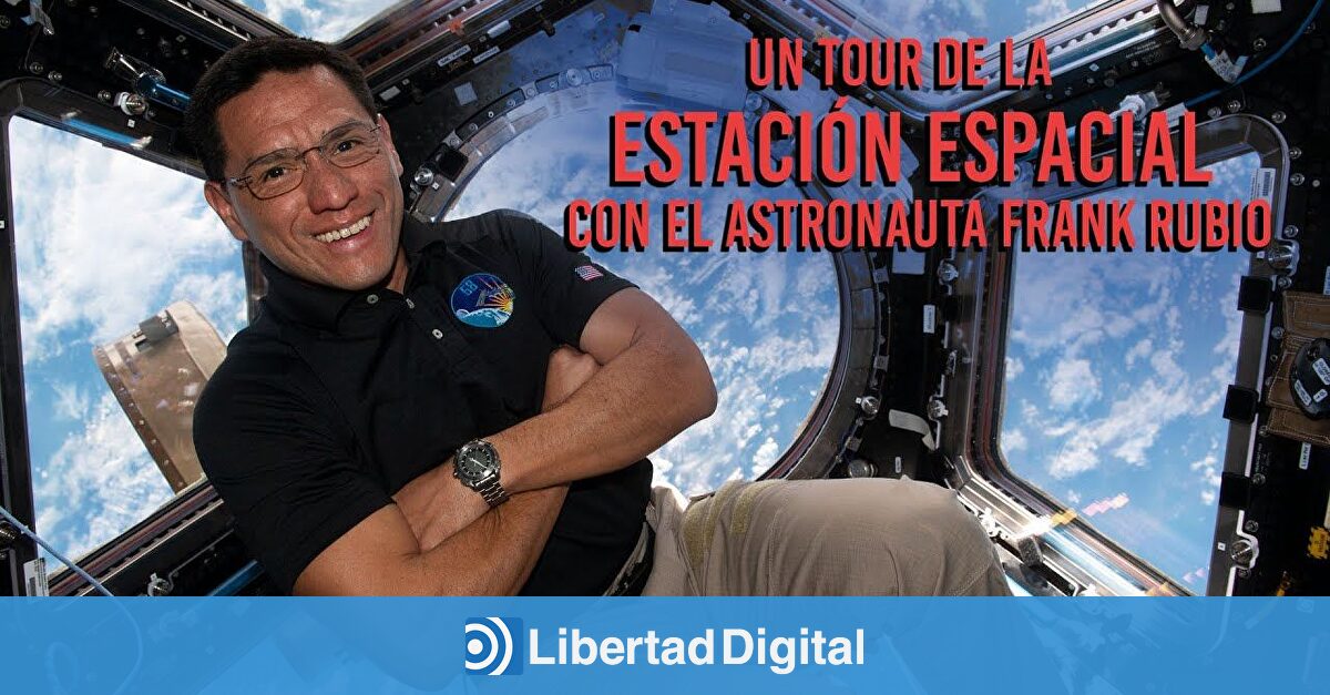 El astronauta hispano Frank Rubio muestra el interior de la Estación ... El astronauta hispano Frank Rubio muestra el interior de la Estación ...