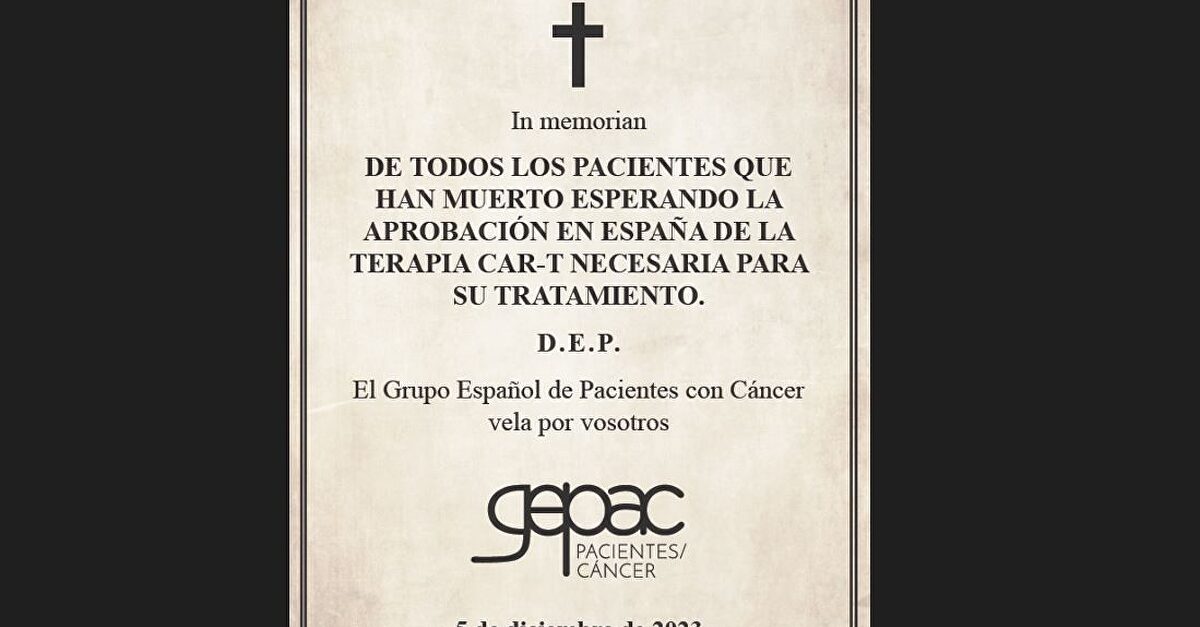 Pacientes de cáncer mandan una esquela a Mónica García por los muertos ...