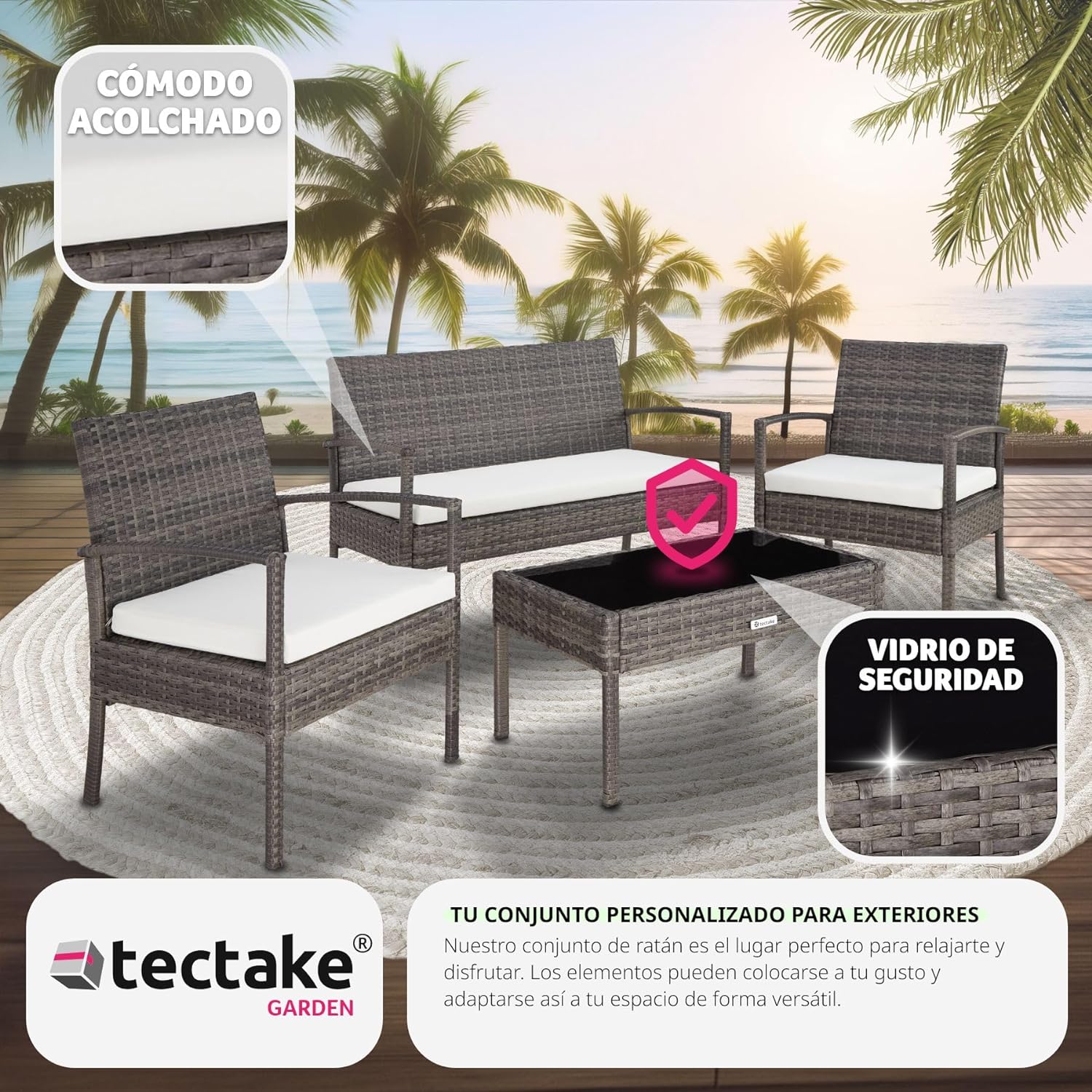 Los 8 mejores Muebles de ratán para el jardín