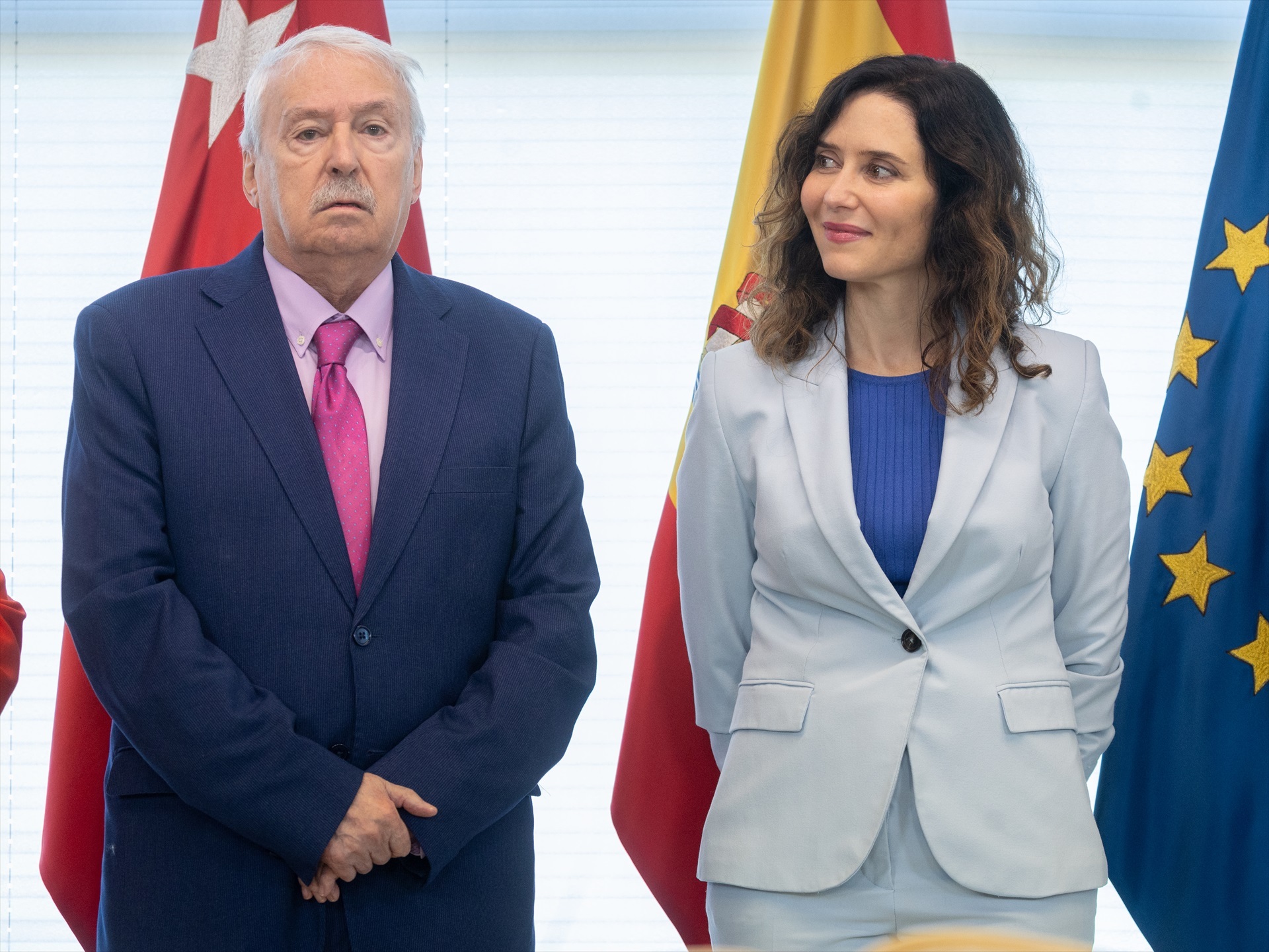 Ayuso arropa a Leguina en su toma de posesión como presidente de la ...