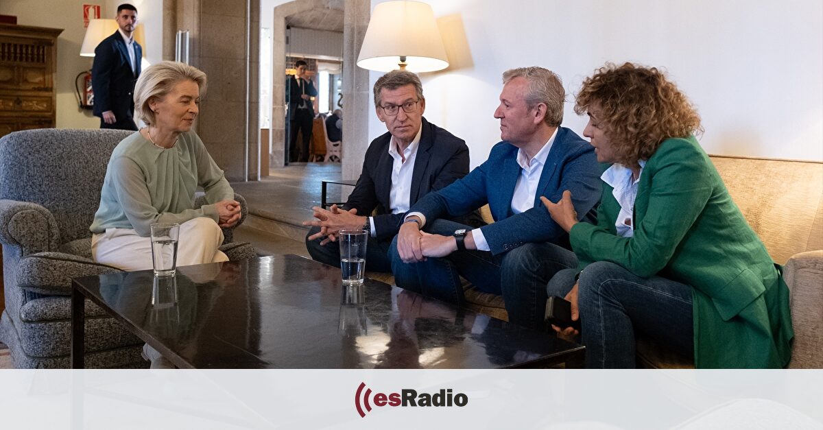 Ursula von der Leyen mantiene en Santiago un encuentro con Alberto ...