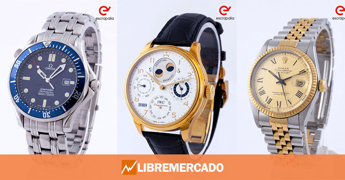 Los mejores relojes de alta gama que subasta el Gobierno - Libre Mercado