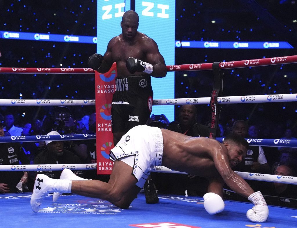 Así fue el espectacular KO de Daniel Dubois a Anthony Joshua en Wembley ...