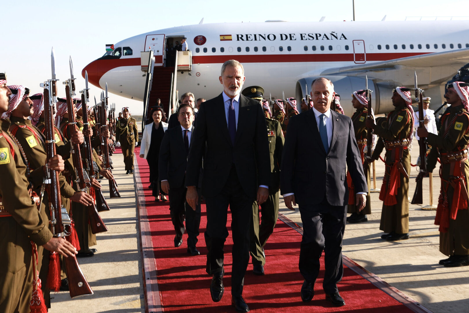 El Rey, en Jordania para un viaje de 24 horas en plena crisis ...
