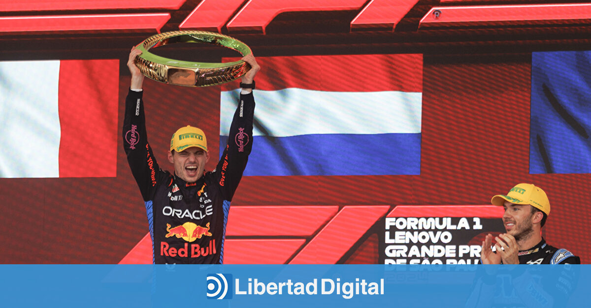 Lección de Verstappen bajo la lluvia de Brasil - ¡Arráncalo, por Dios! - Libertad Digital