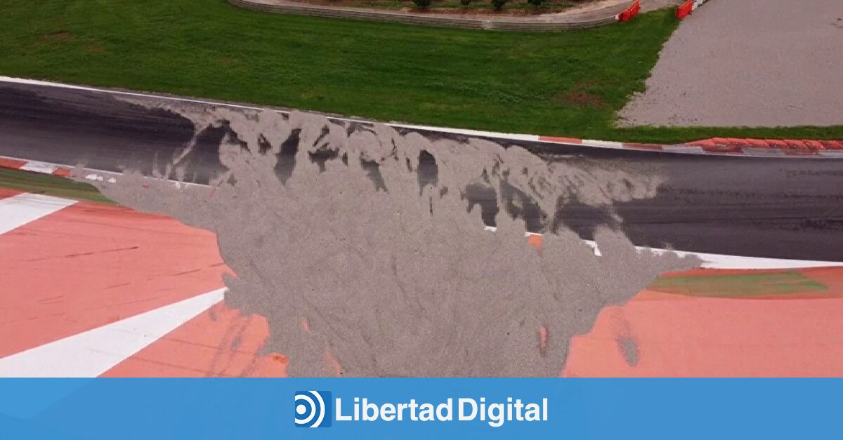 Imágenes aéreas del circuito de Cheste dañado por la DANA - Libertad ...