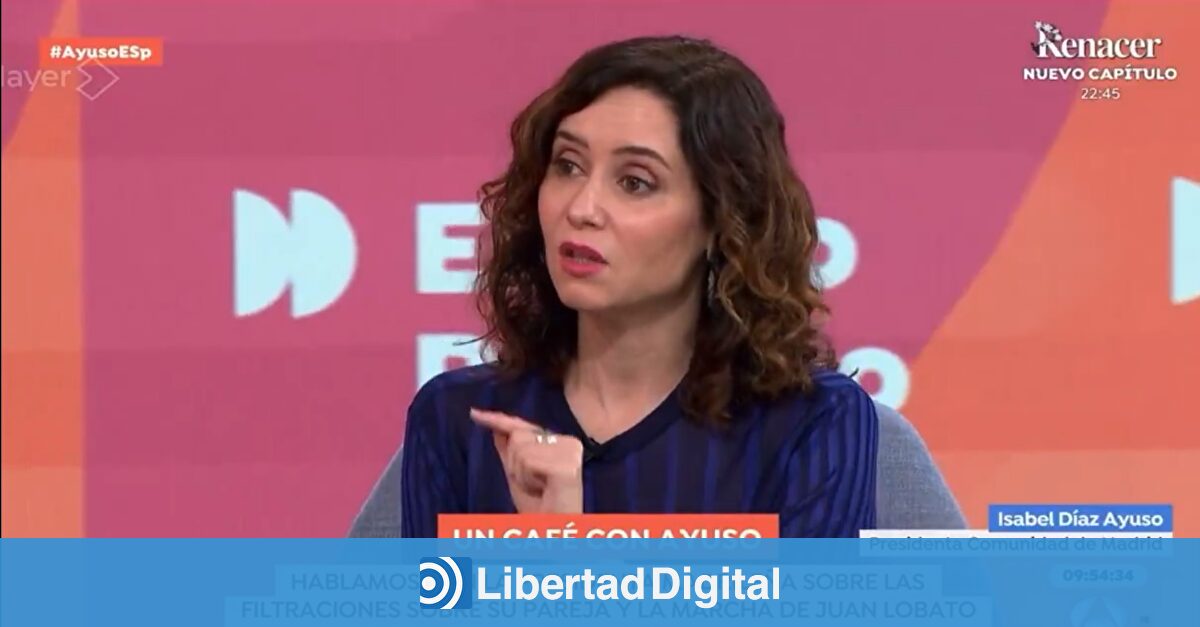 Ayuso, "decepcionada" con Lobato, sitúa a Sánchez tras la filtración ...