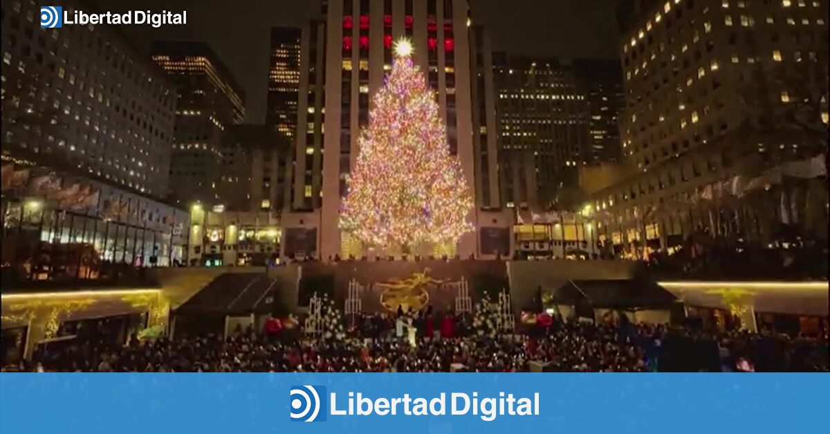 Nueva York enciende el árbol de Navidad de Rockefeller Center ...