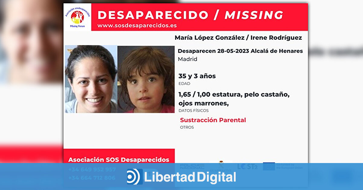 Nuevo caso de sustracción parental: un padre pide ayuda para localizar a su hija de 5 años ...