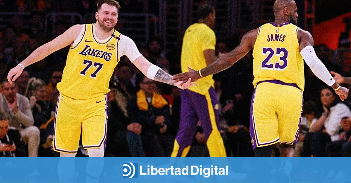 Doncic fascina en su debut con Los Angeles Lakers de la mano de LeBron James - Libertad Digital