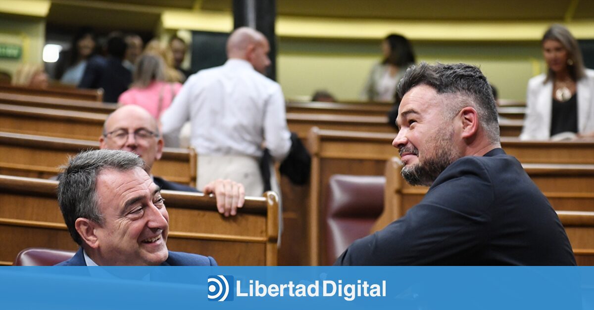 Rufián, Aitor Esteban y Oskar Matute cargan contra Ayuso por irse de la ...