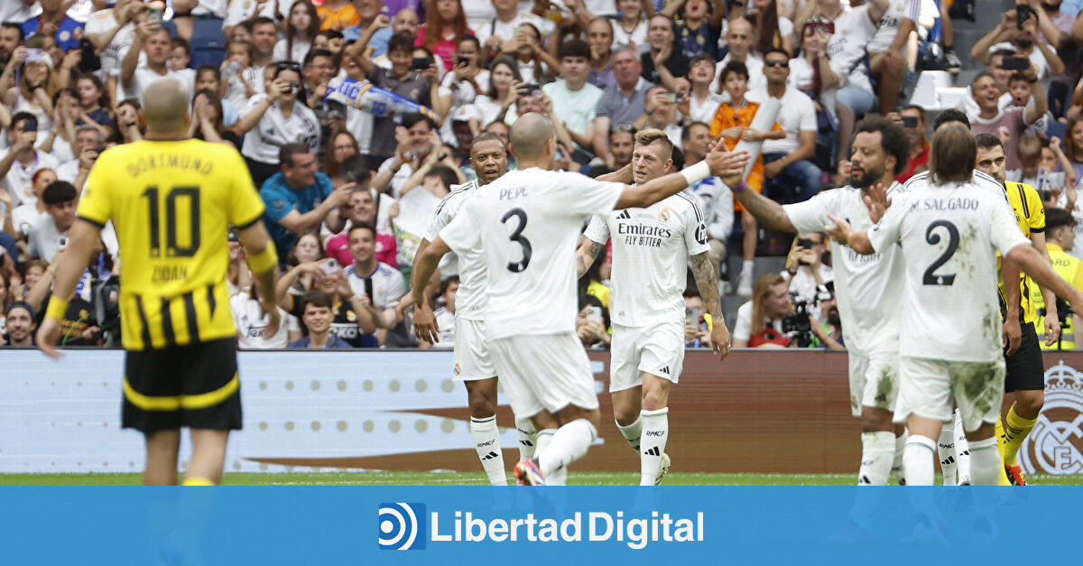 Las leyendas del Real Madrid y el Borussia Dortmund empatan en el ...