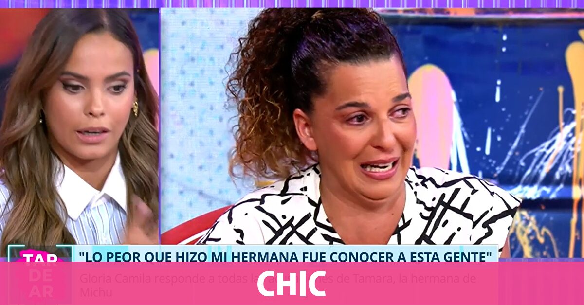 Guerra abierta entre Gloria Camila y la hermana de Michu - Chic
