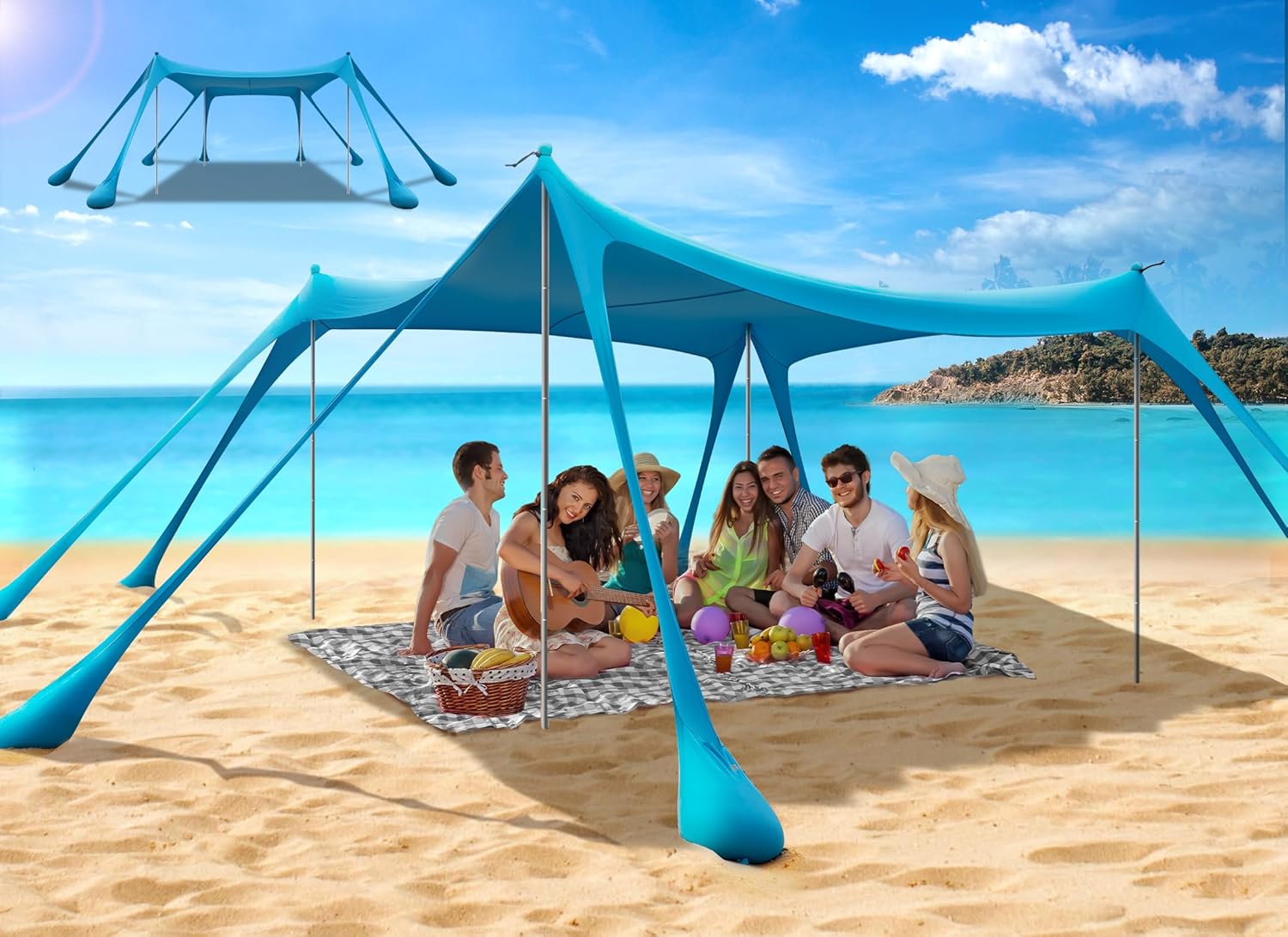 Descubre las mejores carpas de playa