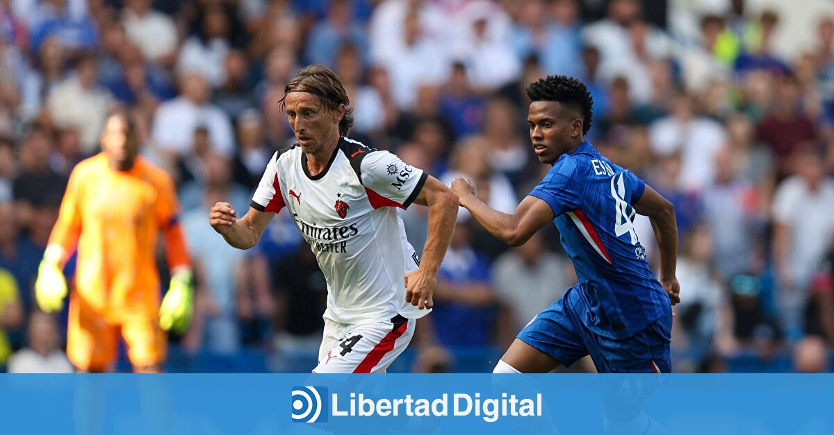 Modric debuta con el Milan en la derrota ante el Chelsea - Libertad Digital