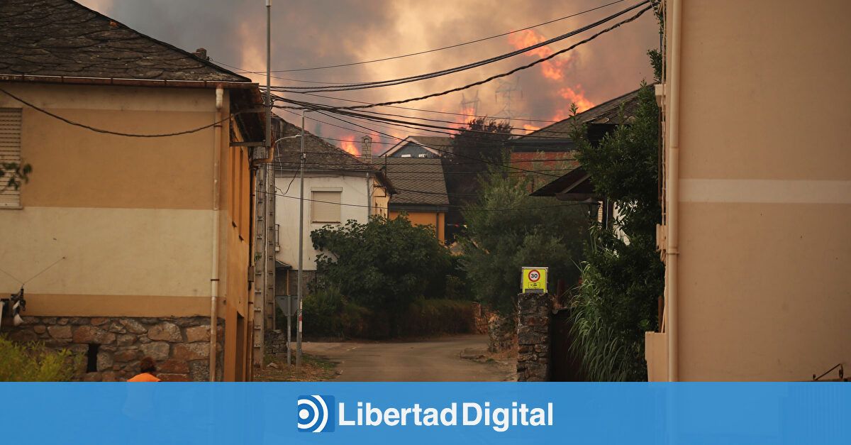 Las Médulas, alcanzadas por un incendio que obliga a evacuar a 800 ...