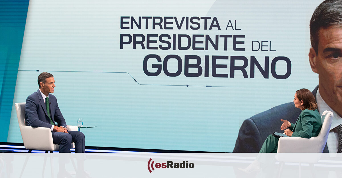 Tertulia de Cuesta: Sánchez carga contra los jueces que "están haciendo política" - esRadio