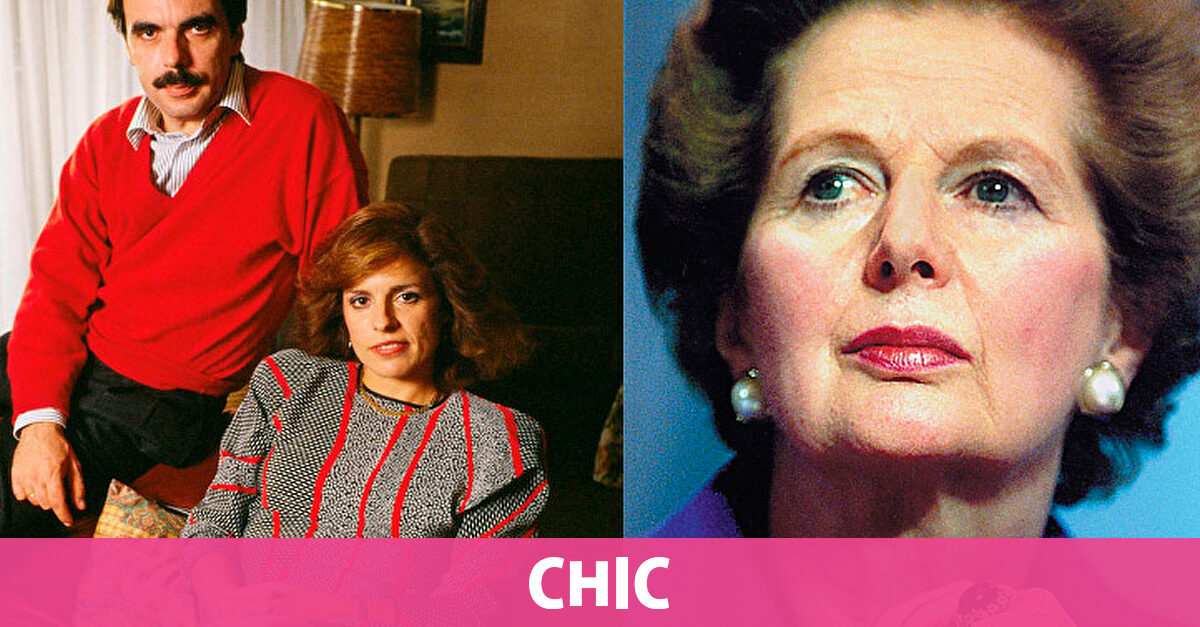 Ana Botella y Margaret Thatcher - Stas Radziwill - Chic