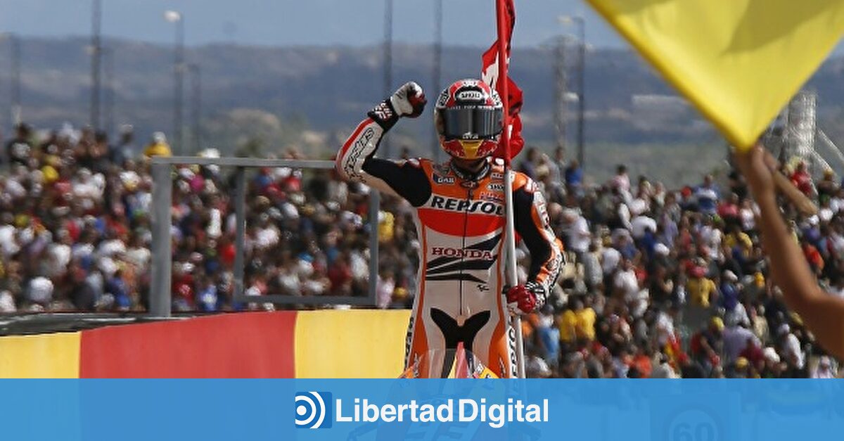 Marc Márquez no cogió la bandera española por superstición - Libertad ...