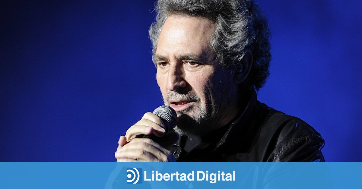 Aparatoso tropezón de Miguel Ríos en el escenario del WiZink Center ...