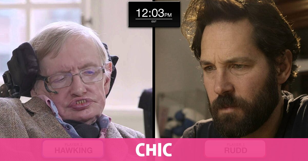 La partida de ajedrez de Paul Rudd y Stephen Hawking que arrasa en la ...