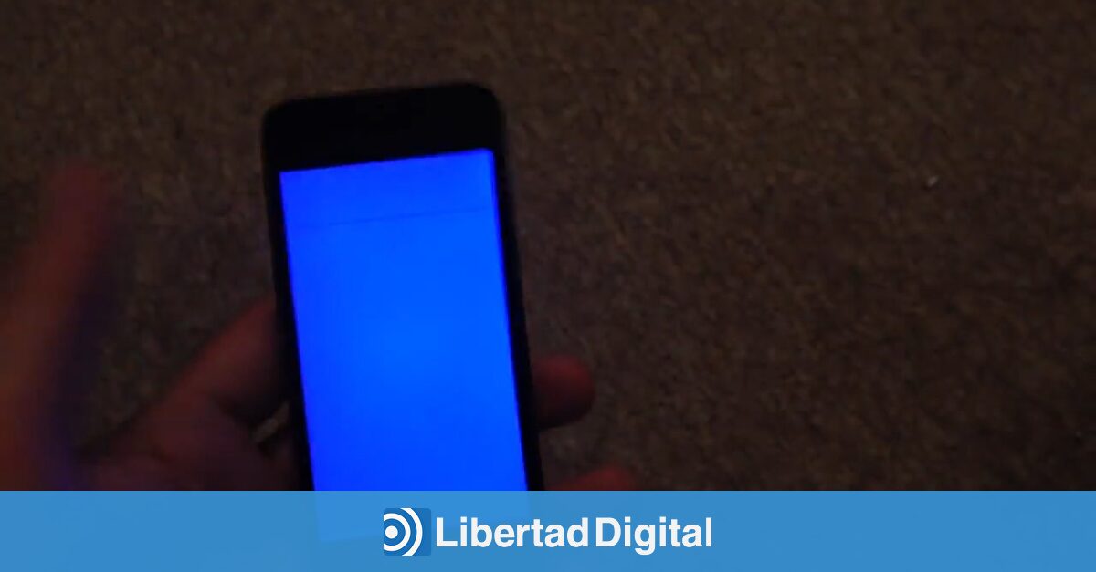 La pantalla azul de la muerte en el iPhone - Libertad Digital
